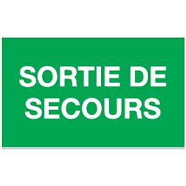 PICTOGRAMME "SORTIE DE SECOURS" POUR BLOC SECOURS SMART PSSE